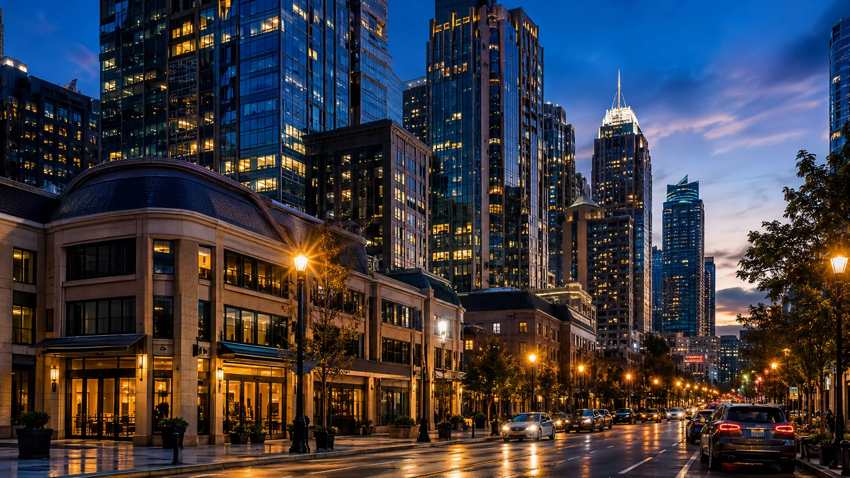 South End Charlotte street scene