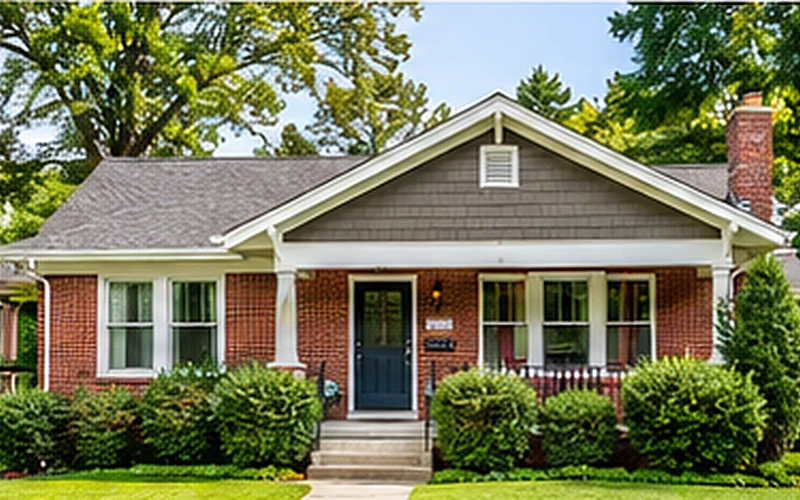 Brick single-family home with a welcoming front porch