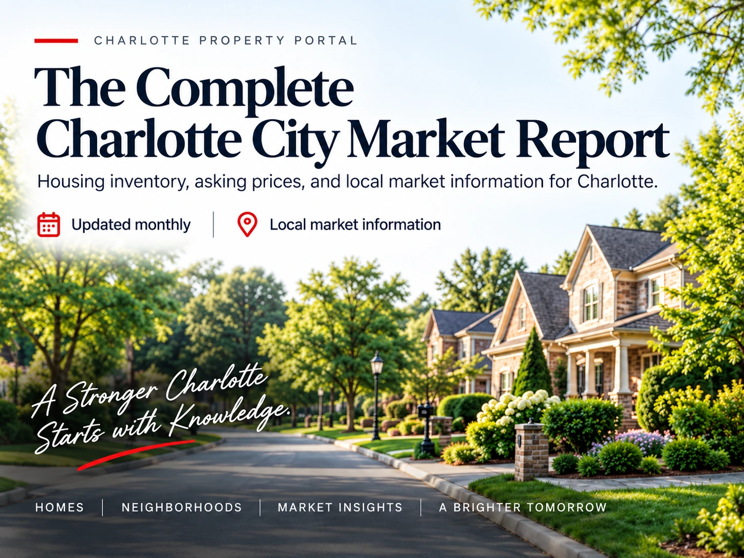 The Complete Charlotte City Market Report. Tap to enlarge and read.